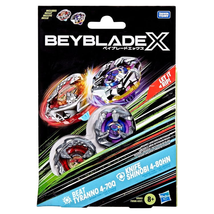 Beat Tyranno 4-70Q et Knife Shinobi 4-80HN | Beyblade Shop